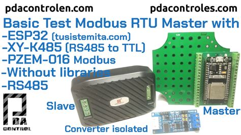 Basic Modbus Rtu Master Rs485 Test With Esp32 Xy K485 Pzem 016