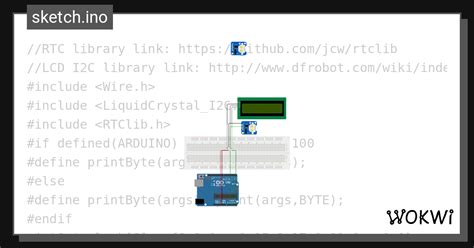 Lcdrtc Display Wokwi Esp32 Stm32 Arduino Simulator