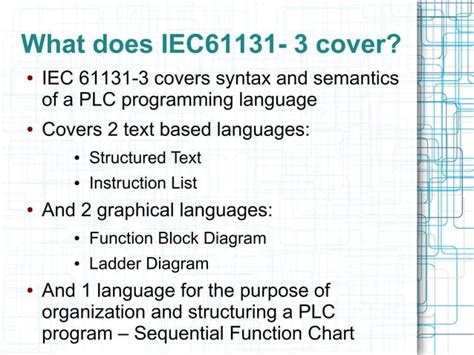 iec 61131 3 plc programming languages beyond ladder logic pdf programming languages computing