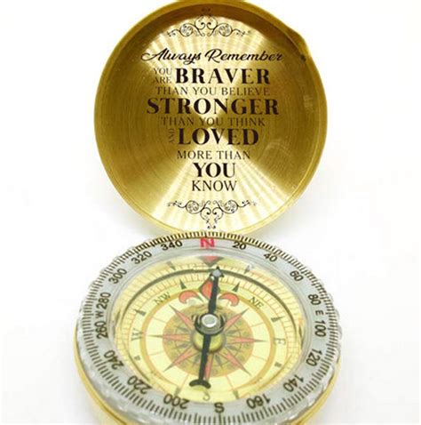 Personalized Engraved Compasscustom Compasswedding Custom T