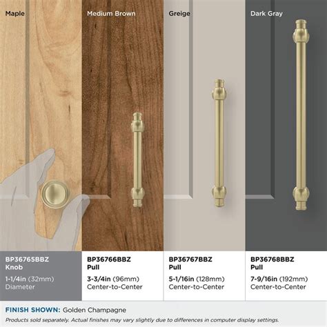 Amerock Winsome 1 14 In Golden Champagne Round Traditional Cabinet Knob In The Cabinet Knobs