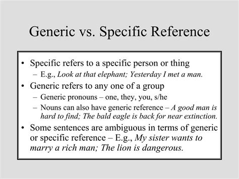 What Is A Generic Example At Daryl Pulver Blog
