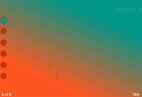 A Sticky View With Scroll Listener Api For Parallax Style Views