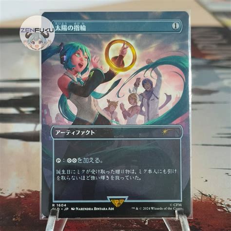 Jual Mtg Sol Ring 1604 Hatsune Miku Secret Lair Drop Series Sld Magic The Gathering Trading Card