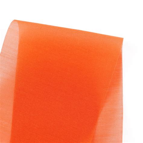 Sheer Cotton Silk Organdy Carrot The Fabric Store Nz