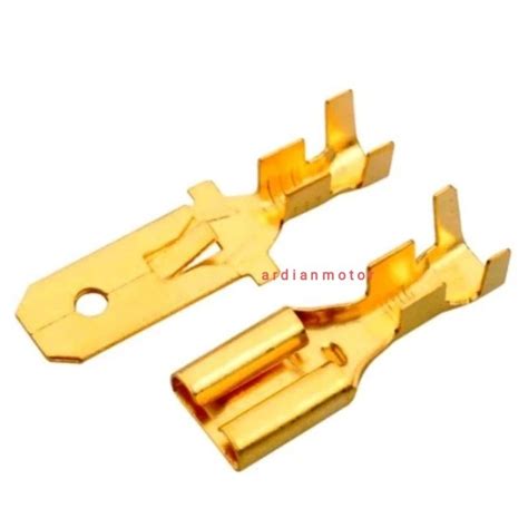 Jual Skun Sekun Terminal Kabel Gepeng Cowok Cewek Kuningan Skun Sekun Aki Gepeng Kuningan Murni