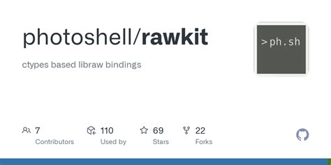Github Photoshellrawkit Ctypes Based Libraw Bindings