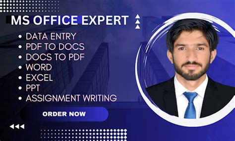 Do Professionally Office Word Excel And Power Point Projects By