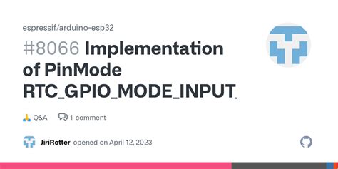 Implementation Of Pinmode Rtc Gpio Mode Input Output Od Espressif Arduino Esp Discussion