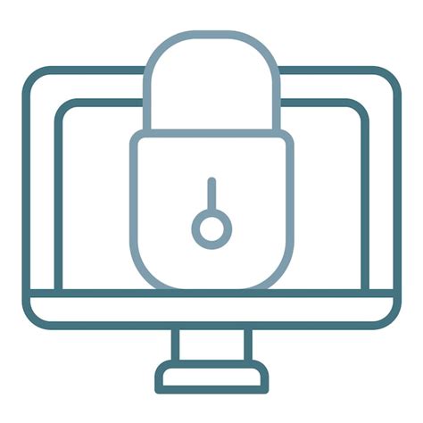 Premium Vector Device Security Duotone Illustration