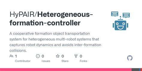 Github Hypairheterogeneous Formation Controller Heterogeneous Formation Controller Includes