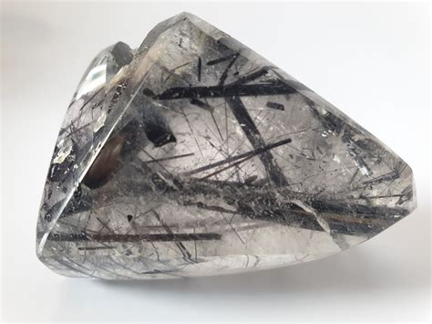 Tourmalinated Quartz Specimen Black Tourmaline Crystal Etsy