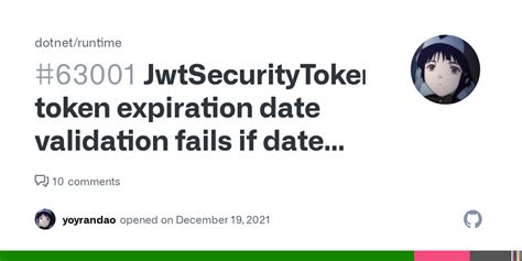 JwtSecurityTokenHandler Token Expiration Date Validation Fails If Date More Than Years
