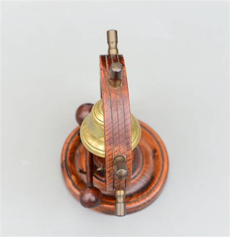 Vintage Ship Wheel Gong Bell And Mallet Maritime Nautical Bar Pub Hotel