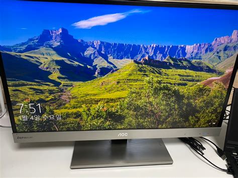 Aoc 알파스캔 27인치 모니 당근마켓 중고거래