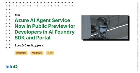 Azure Ai Agent Service Now In Public Preview For Developers In Ai Foundry Sdk And Portal Infoq