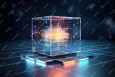 Premium Photo Ai Network Big Data Cloud Computing 3d Artificial Technology Concept