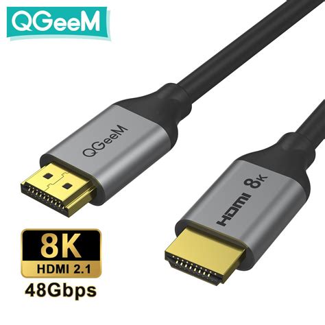 QGeeM 8K HDMI-кабель HDMI 2.1 Провод для Xiaomi Xbox Series X PS5 PS4 ...