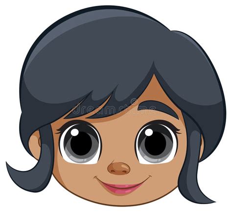 Cute Cartoon Girl Stock Illustration Illustration Of Smile 343163565
