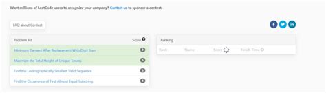 rajesh k on linkedin 🚀 leetcode biweekly contest a milestone