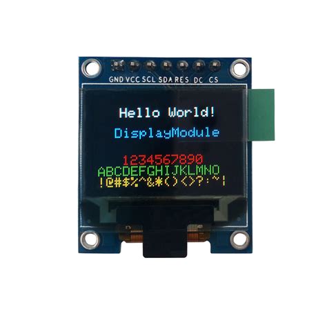 full color oled display with spi 0 95 inch ssd1331 for arduino