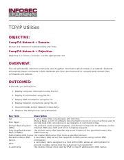01 Infosec Learning TCP IP Utilities 2022 02 03 Pdf TCP IP