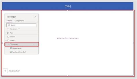 power apps how to get a scrollable screen control