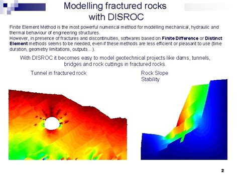 Modeling Fractured Rocks With The Finite Element Code