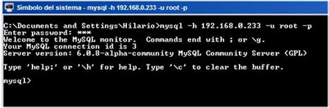 Blog Hch ConexiÓn Remota A Una Base De Datos Con Mysql