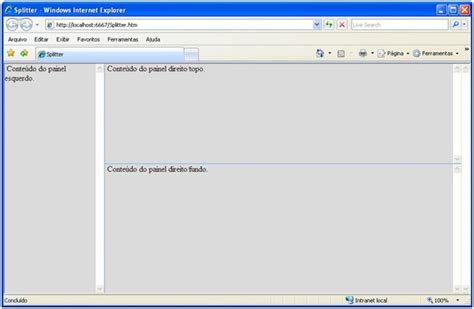 Splitter Em Javascript Devmedia