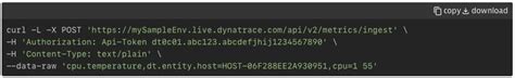 Custom Data Ingest Via Api Monitoring And Observability Dynatrace Hub
