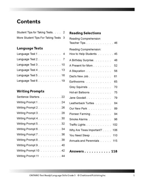 Eqao Grade 3 Practice Chalkboard Publishing