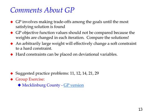 Ppt Goal Programming And Multiple Objective Lp Powerpoint