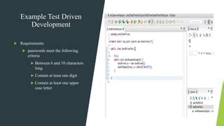 Presentation Test Driven Development PPTX Programming Languages Computing