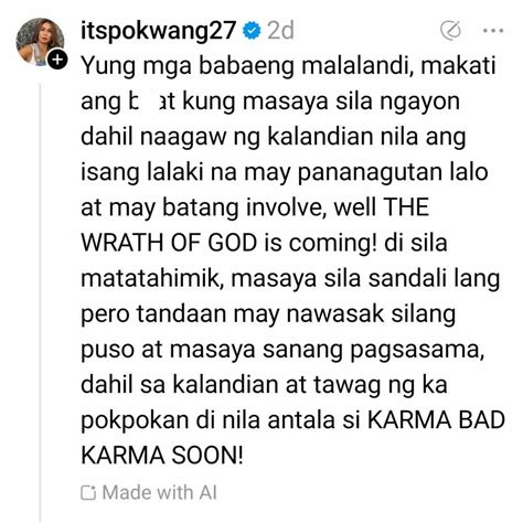 Pokwang Opinion About Mistresses Pepph