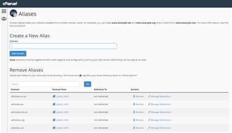 How To Create A Domain Aliasparked Domain In Cpanel Ukhost4u