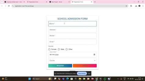 Zenil Mohammed On Linkedin Streamlining School Registration With React