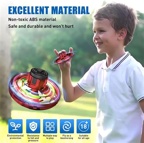 Flying Orb Spinner Ufo Flying Spinner Toy Hand Controlled Boomerang