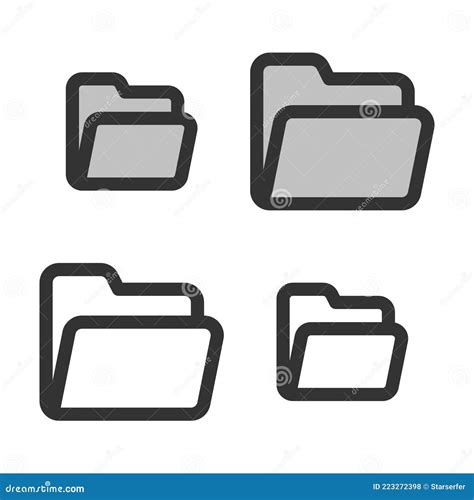 Linear Folder Icon From Education Outline Collection Thin Line Folder