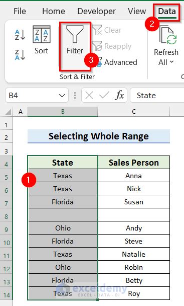 The Excel Filter Is Not Working After A Row 4 Reasons And Solutions