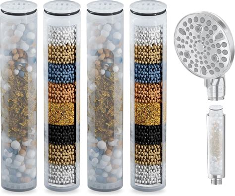 4 Pack Shower Filter Replacement Cartridge Shower Head Filter