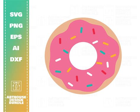 Donut SVG Donut Clipart Svg Doughnuts Svg Donut Cricut Svg Donut
