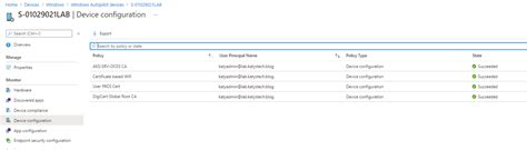 Intune 802 1x Wi Fi Nps And User Pkcs Certificates Katys Tech Blog