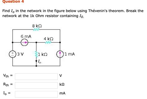 Solved Question Find Io In The Network In The Figure Below Chegg