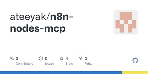 Github Ateeyakn8n Nodes Mcp