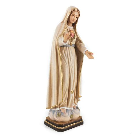 Estatua De Madera Del Inmaculado Corazón De María Mondo Cattolico