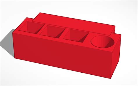 3d Design Hanging Junk Holder Tinkercad