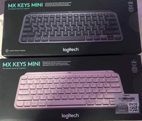 Logitech Keyboard Mx Keys Mini Series Pink Colour Computers And Tech