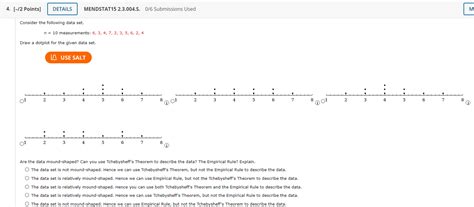 Solved Consider The Following Data Set N Measurements Chegg