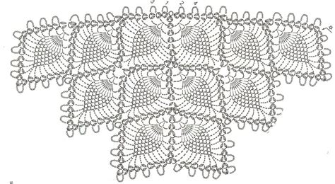 Free Crochet Pineapple Shawl Pattern Mycrochetpattern